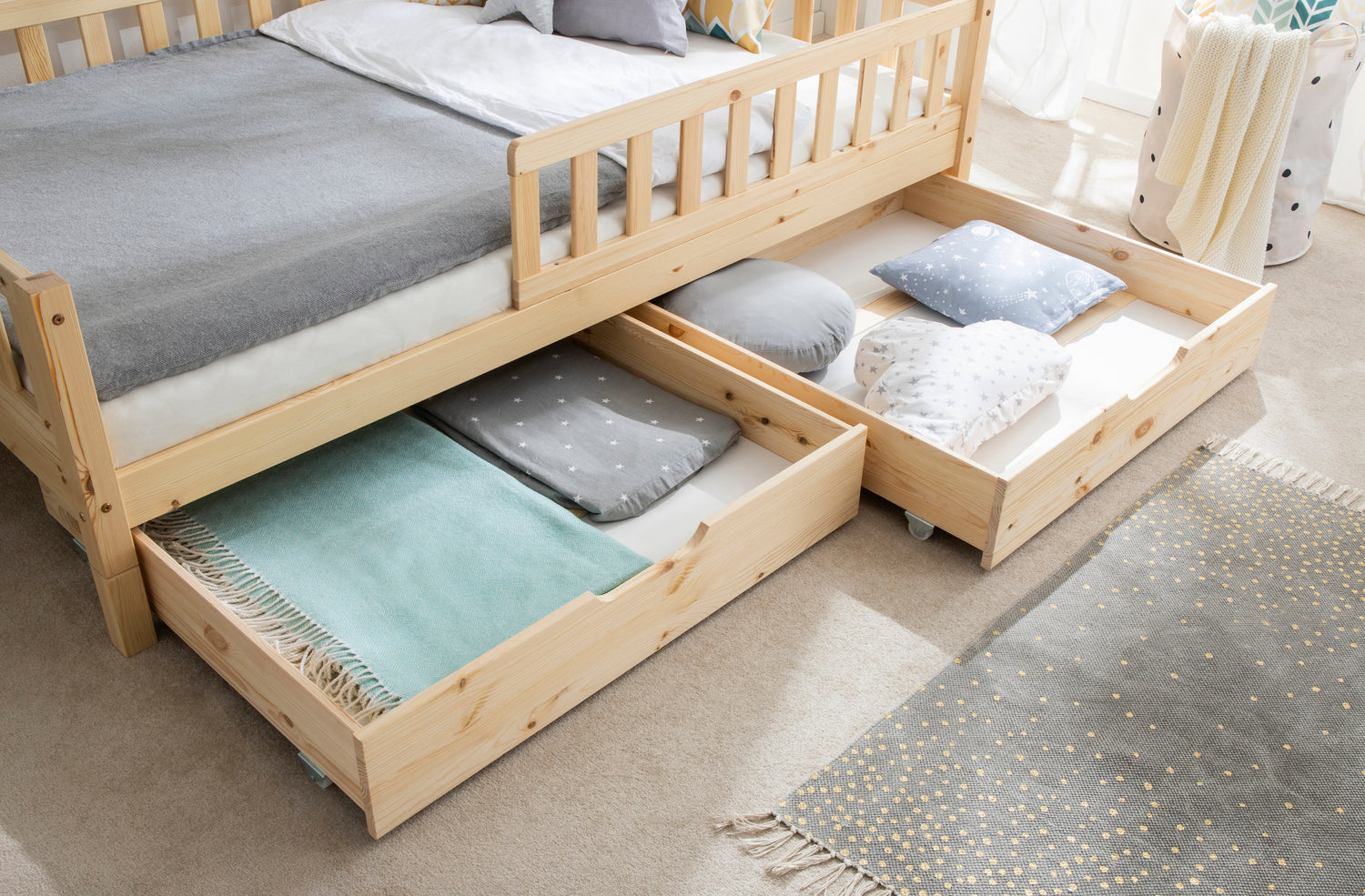 Erstaunlich Bett Kiefer Massiv 90x200 Bilder