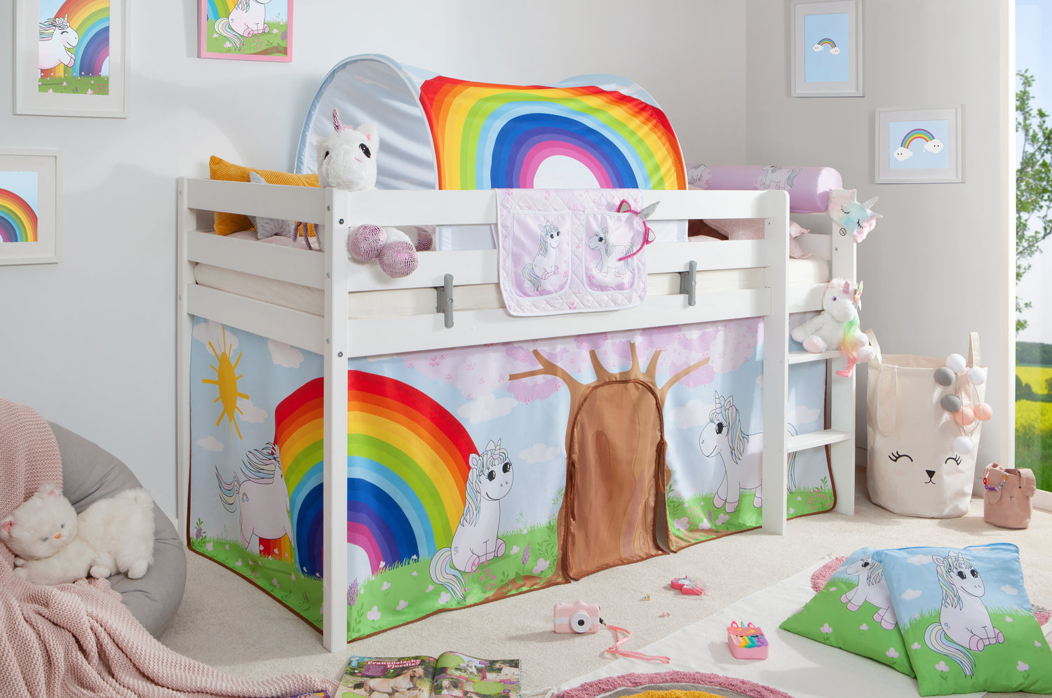 Einhorn Bett 90x200
